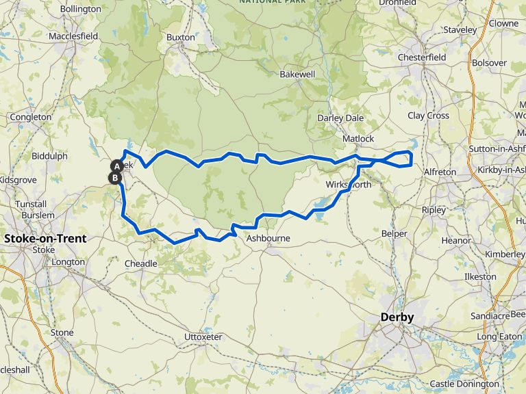 Ogston reservoir, Carsington Water and Ilam village loop — Peak ...